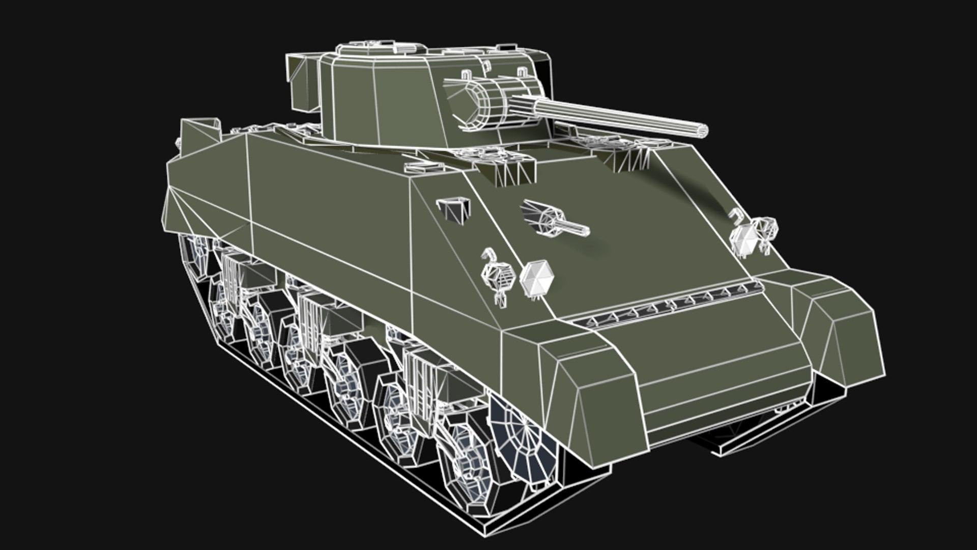 3D M4 Sherman Mk - TurboSquid 1427173