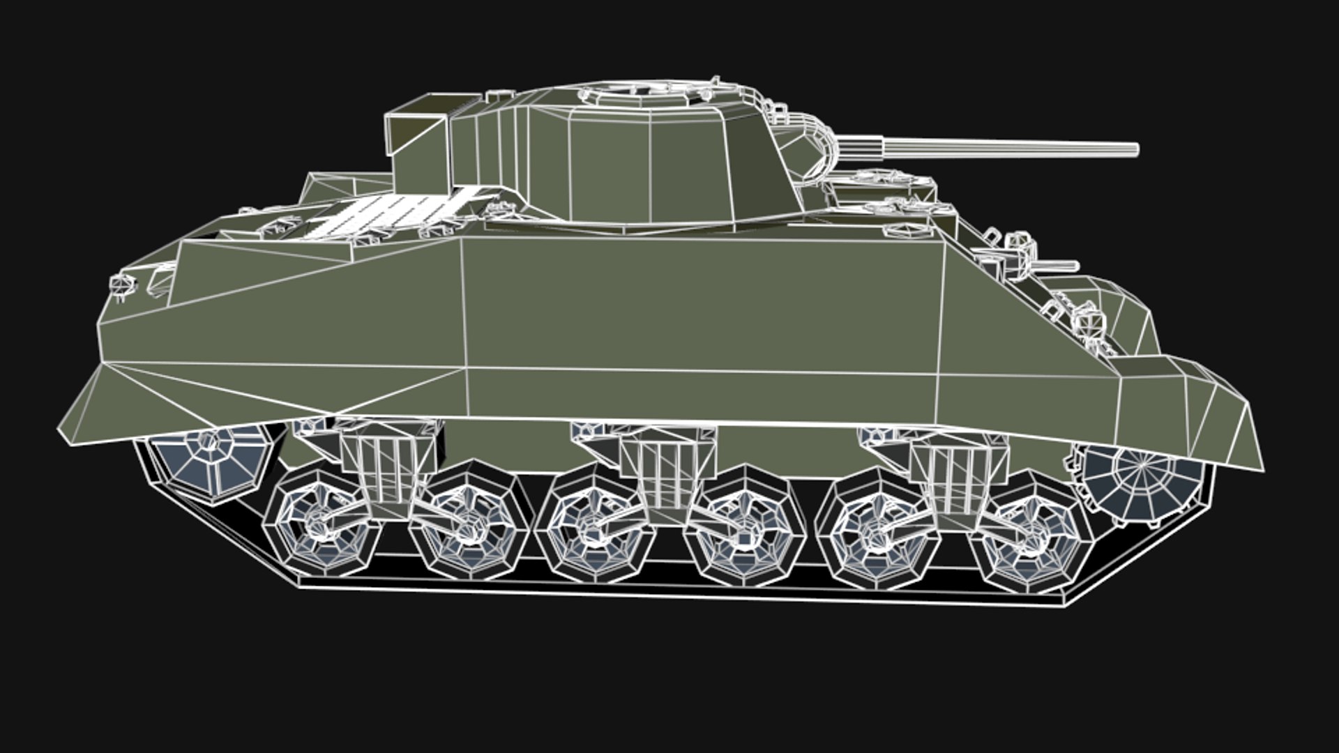 3D M4 Sherman Mk - TurboSquid 1427173