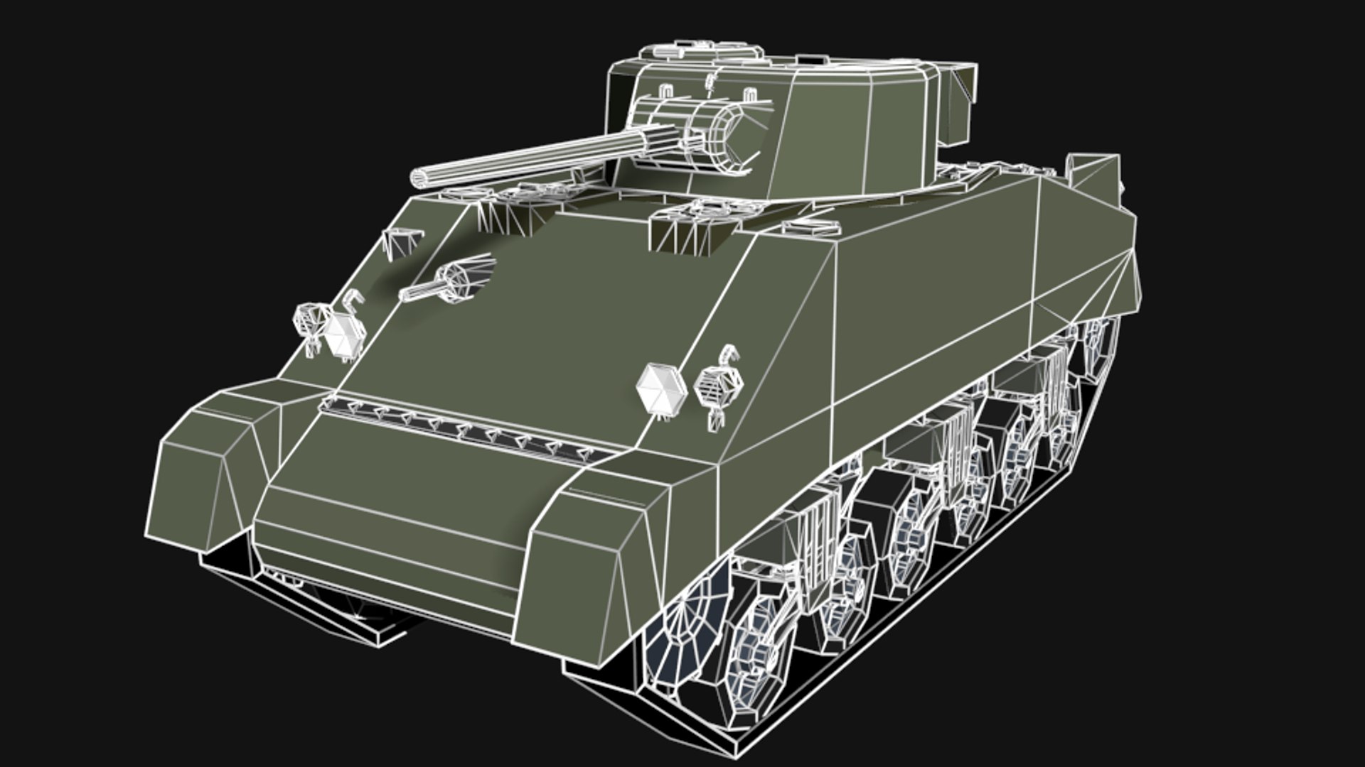 3D M4 Sherman Mk - TurboSquid 1427173