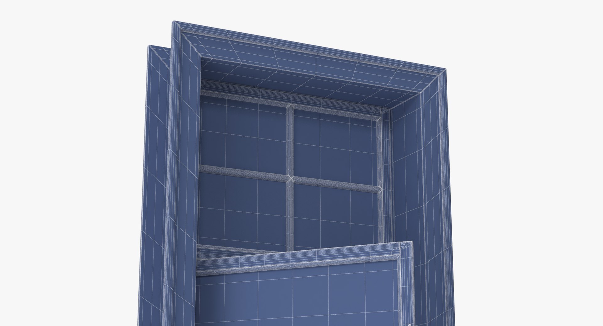 3D classic window 03 half - TurboSquid 1214426