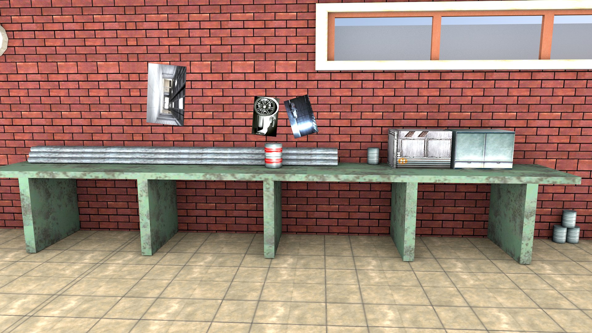 3D 3D Low poly Garage - TurboSquid 1718157