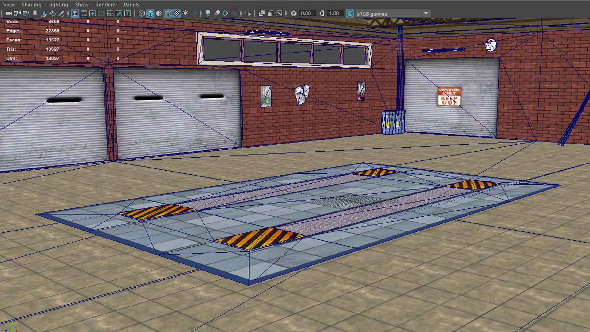 3D 3D Low poly Garage - TurboSquid 1718157