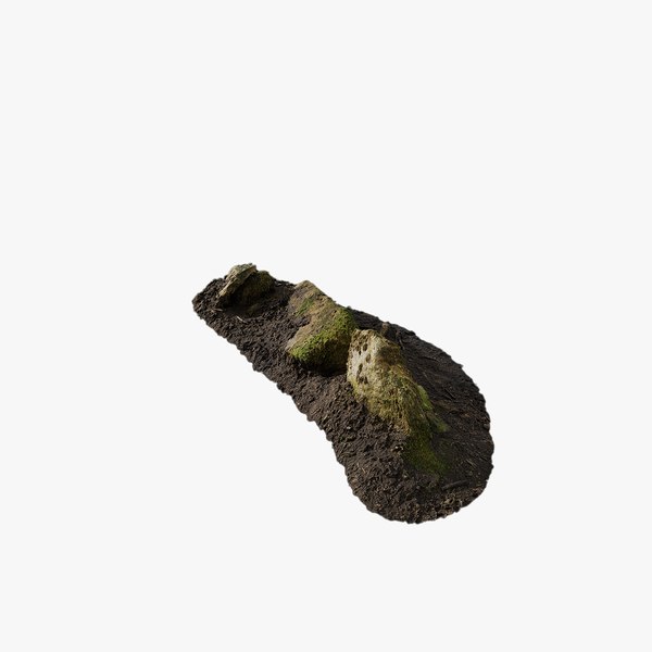 modelo 3d Cualquier borrador de roca musgosa 57 - TurboSquid 2323487