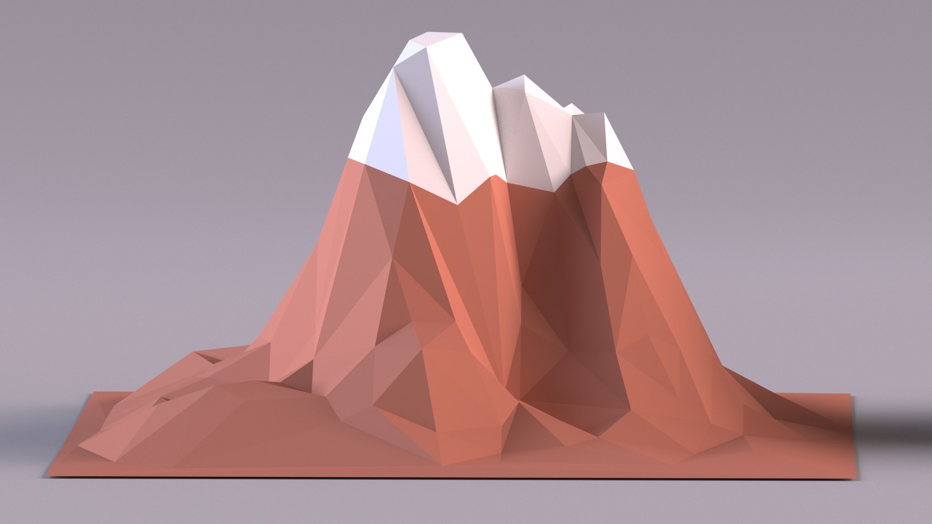 Cartoon Toon Mountain 3D - TurboSquid 1677236
