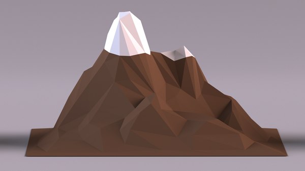 Cartoon toon mountain 3D - TurboSquid 1677236