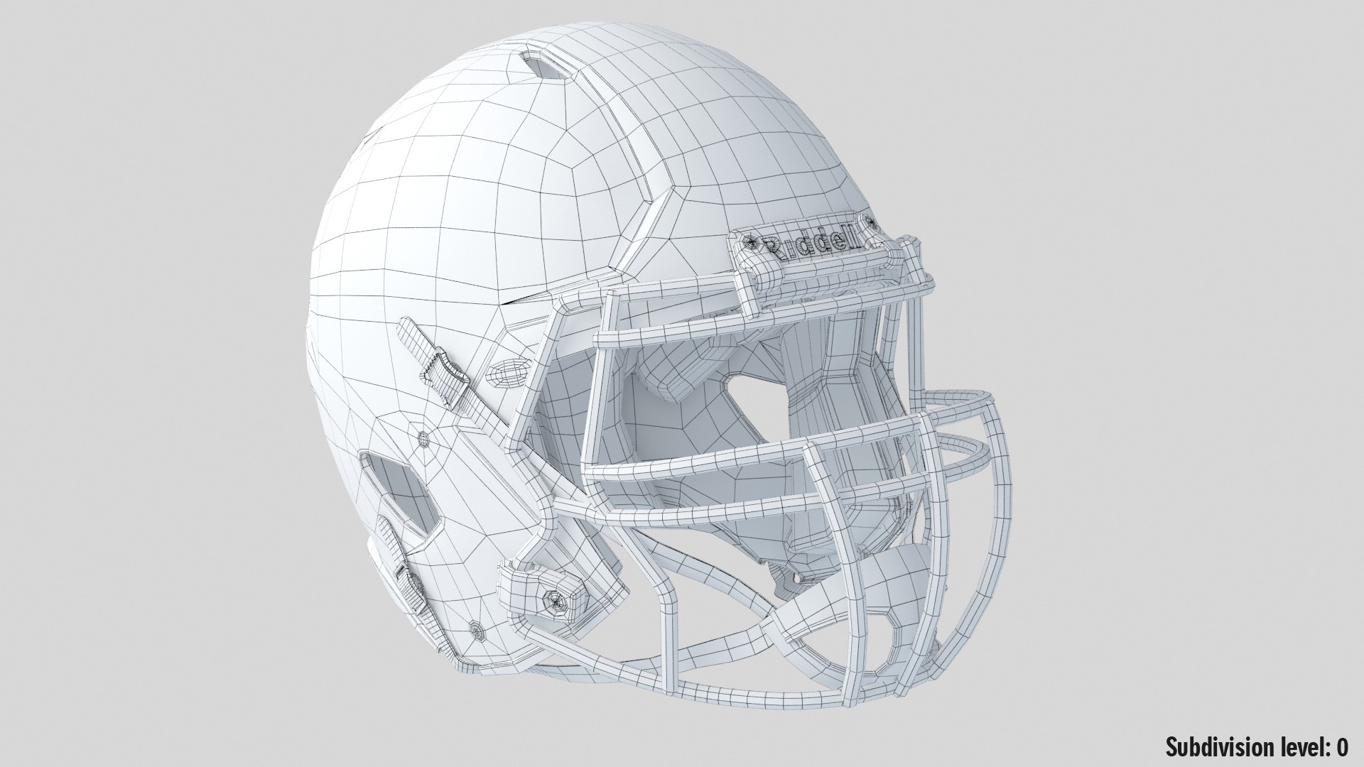 3D Riddell Victor Youth Helmet - TurboSquid 1499736