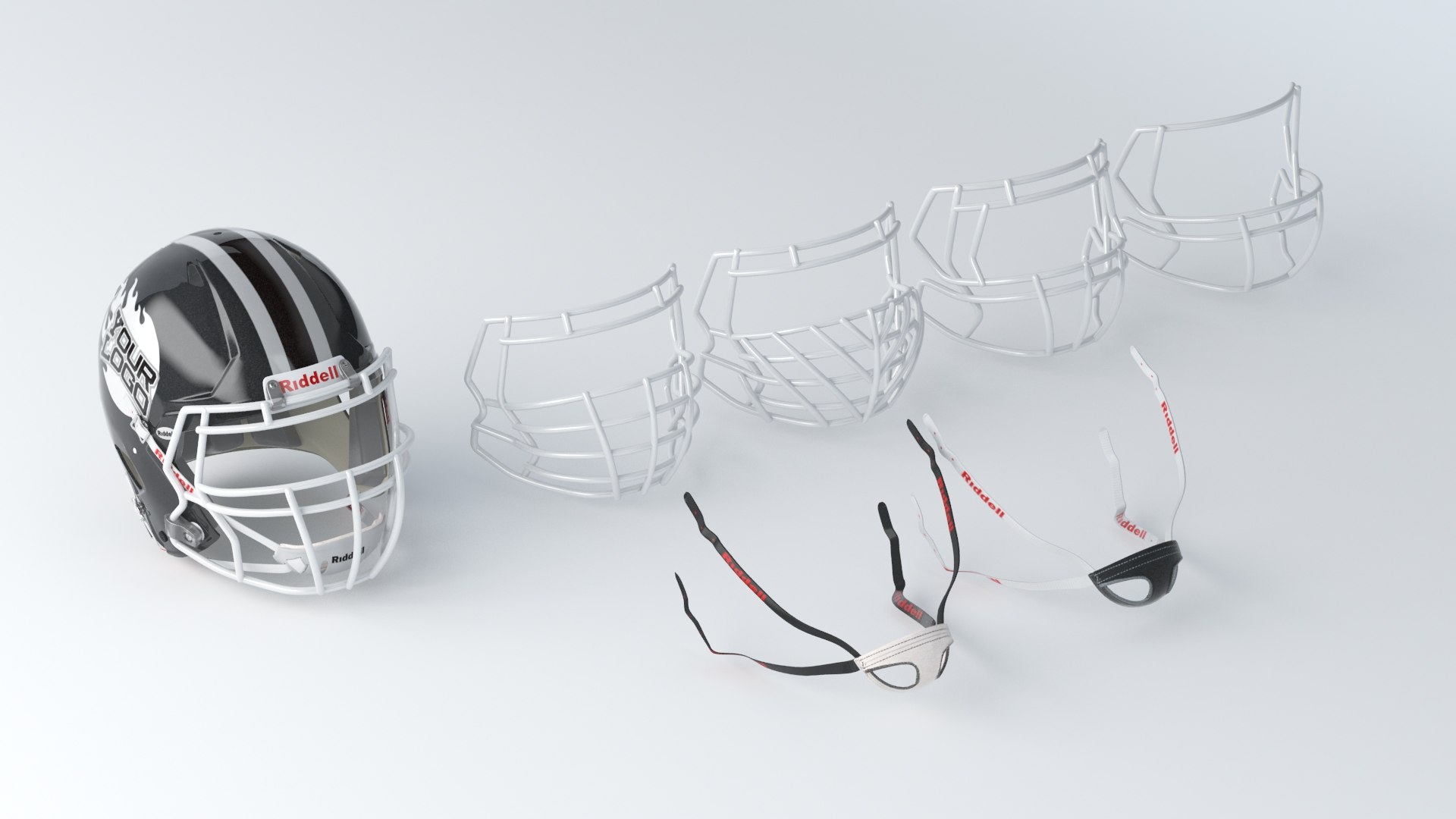 3D Riddell Victor Youth Helmet - TurboSquid 1499736