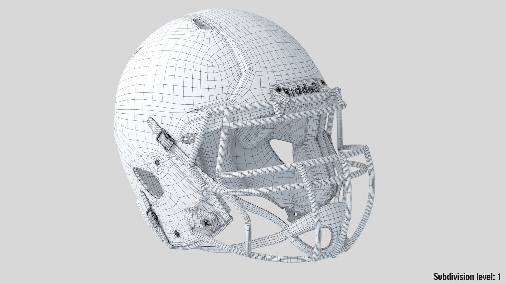 3D Riddell Victor Youth Helmet - TurboSquid 1499736