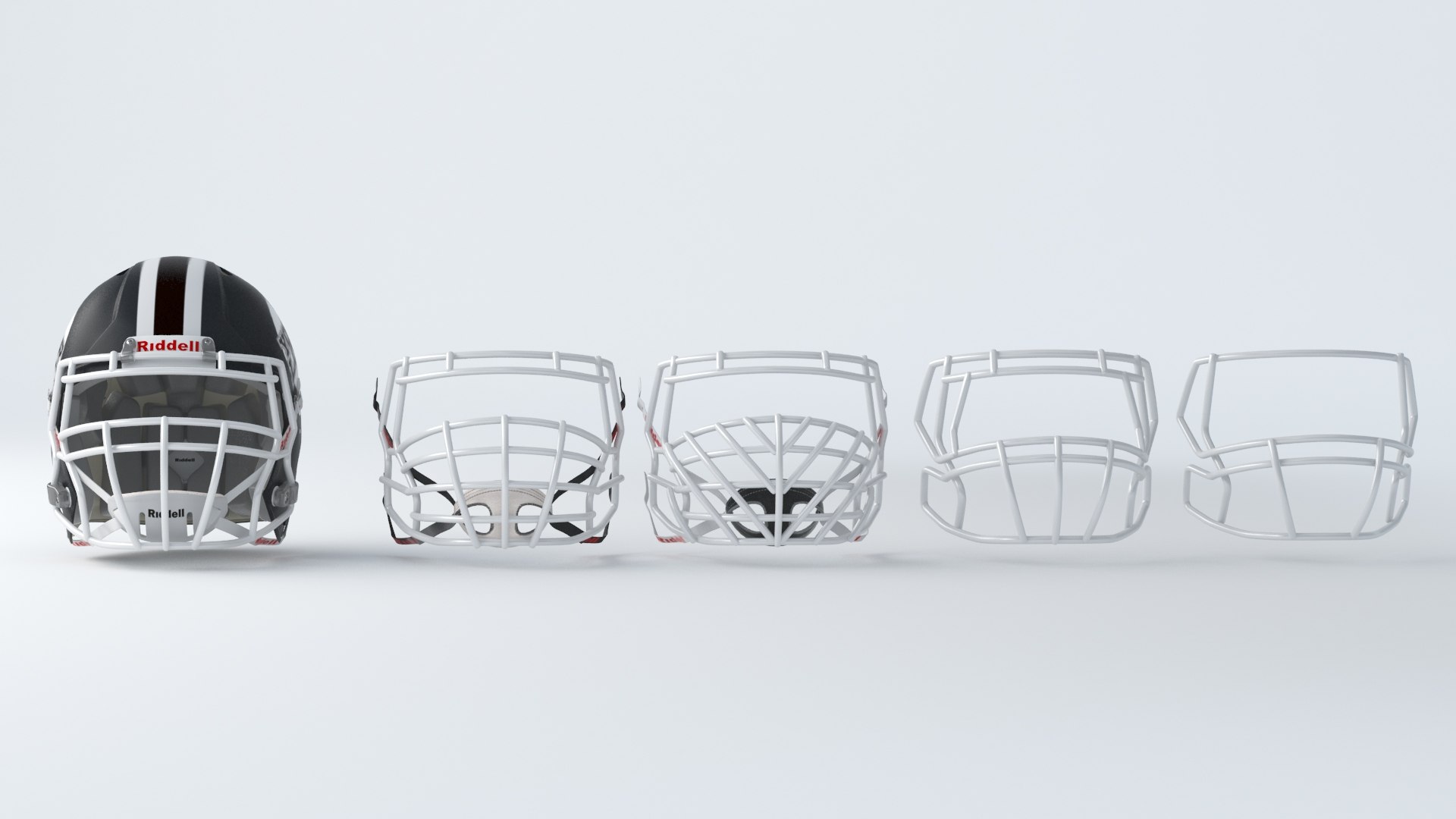 3D Riddell Victor Youth Helmet - TurboSquid 1499736