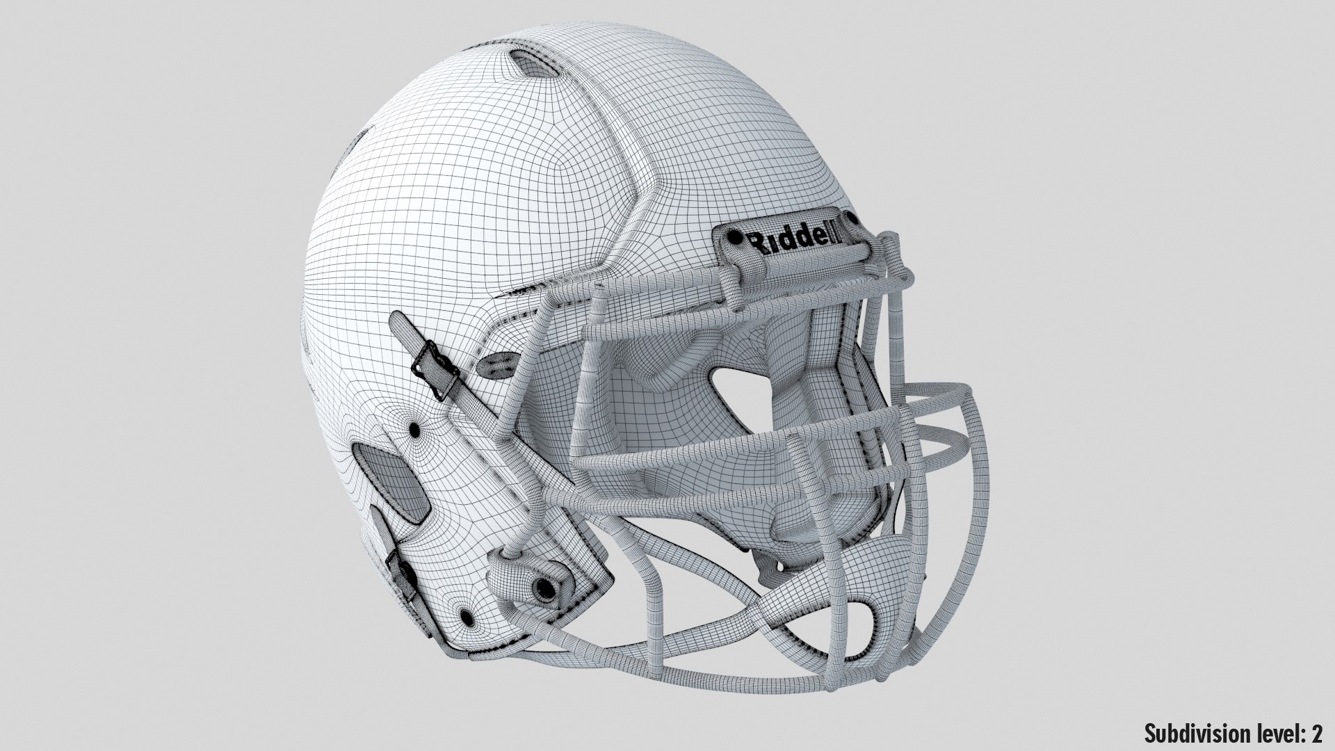 3D Riddell Victor Youth Helmet - TurboSquid 1499736