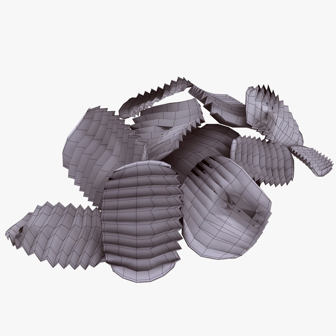 Potato Chip 3d Model