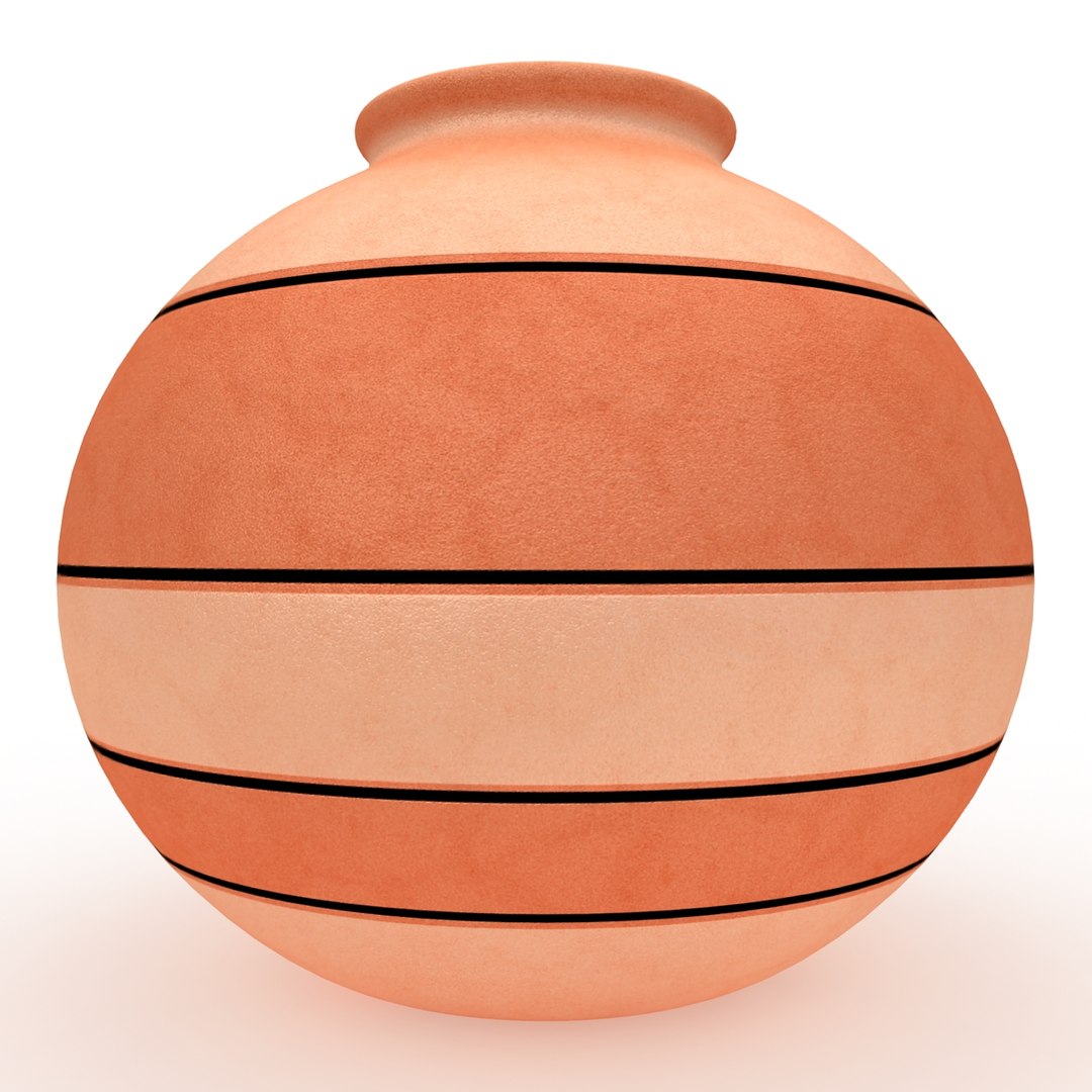 Water Pot 1 3d Model