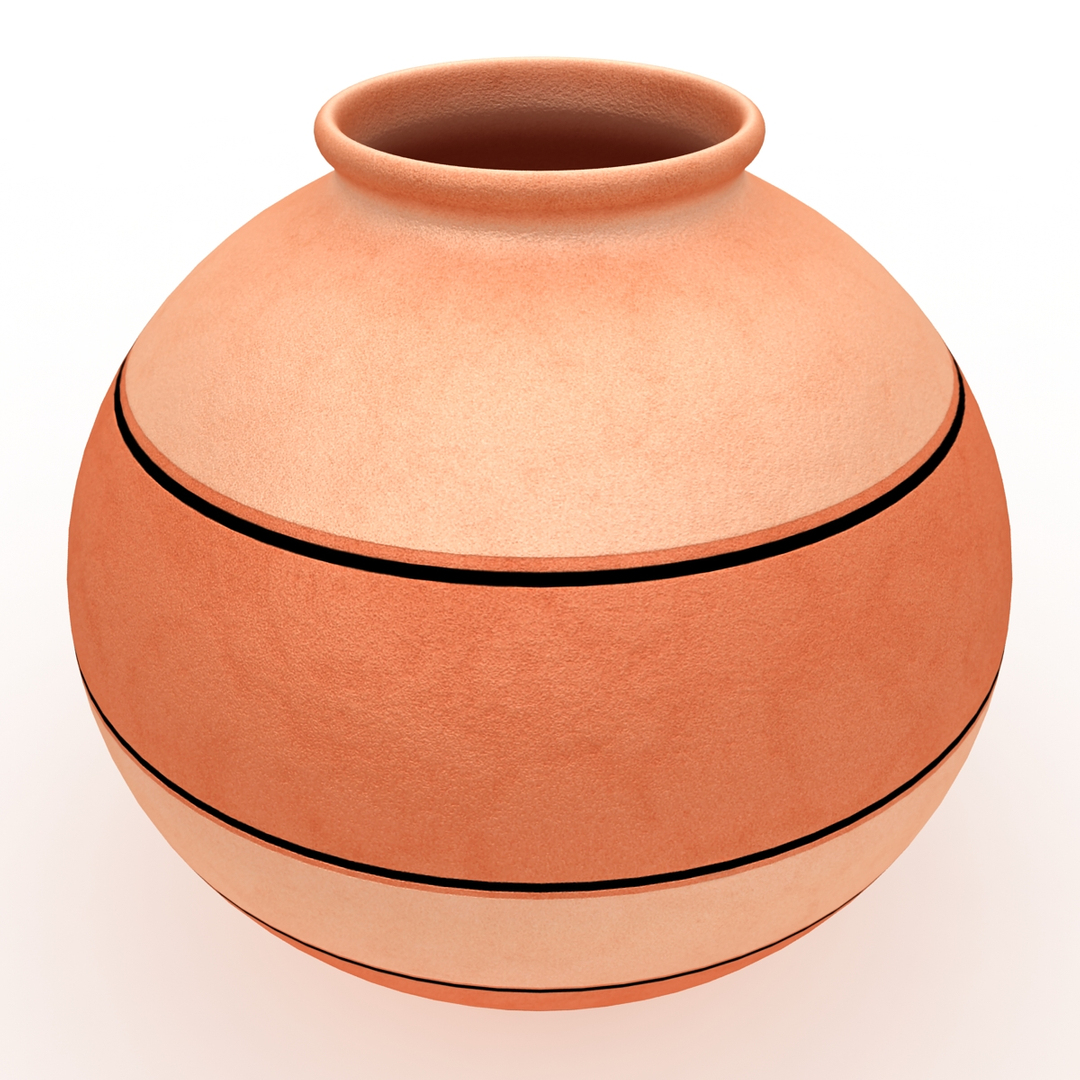 Water Pot 1 3d Model