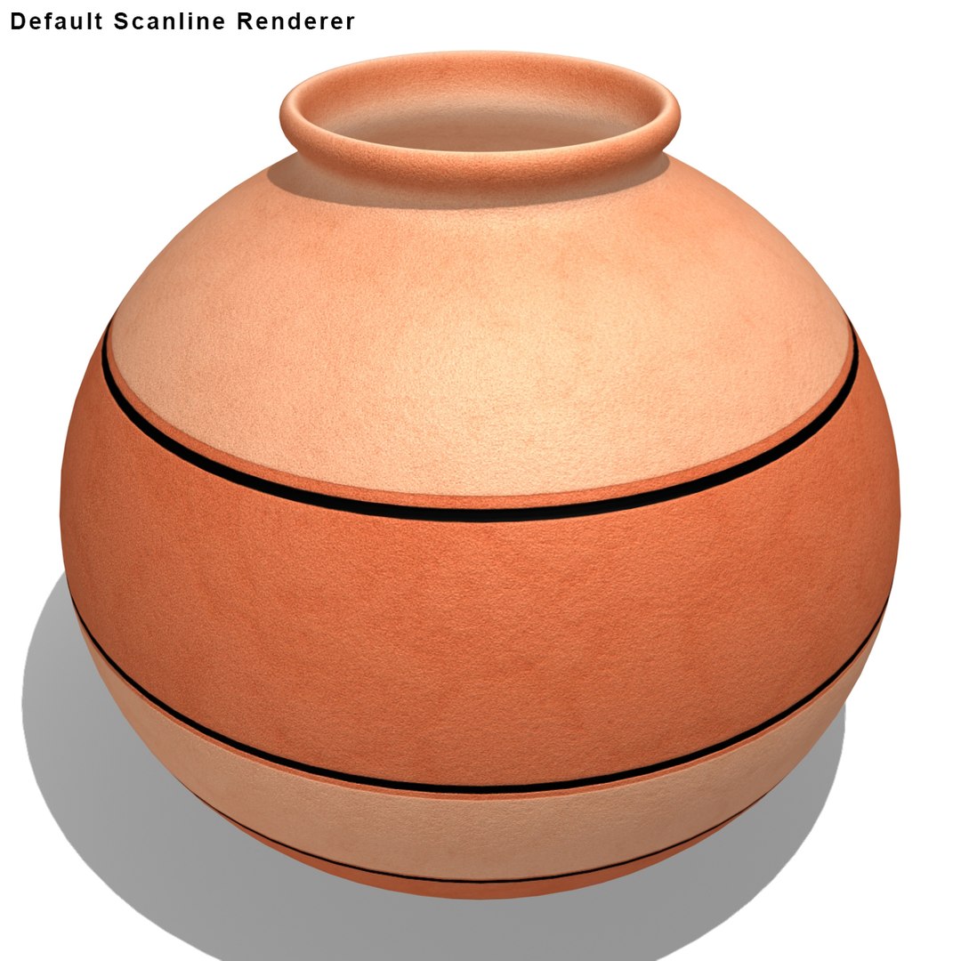 Water Pot 1 3d Model