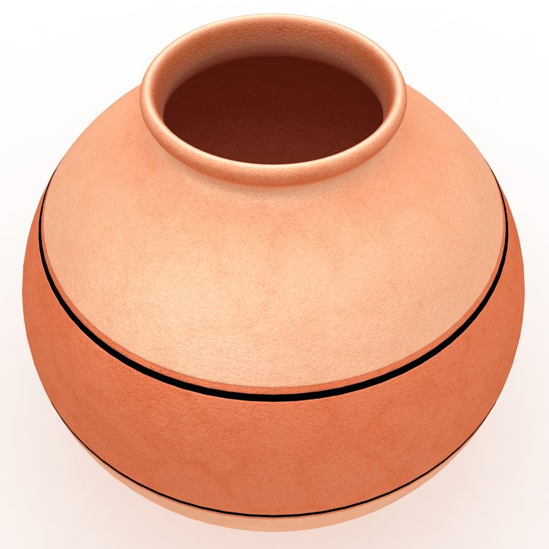 Water Pot 1 3d Model