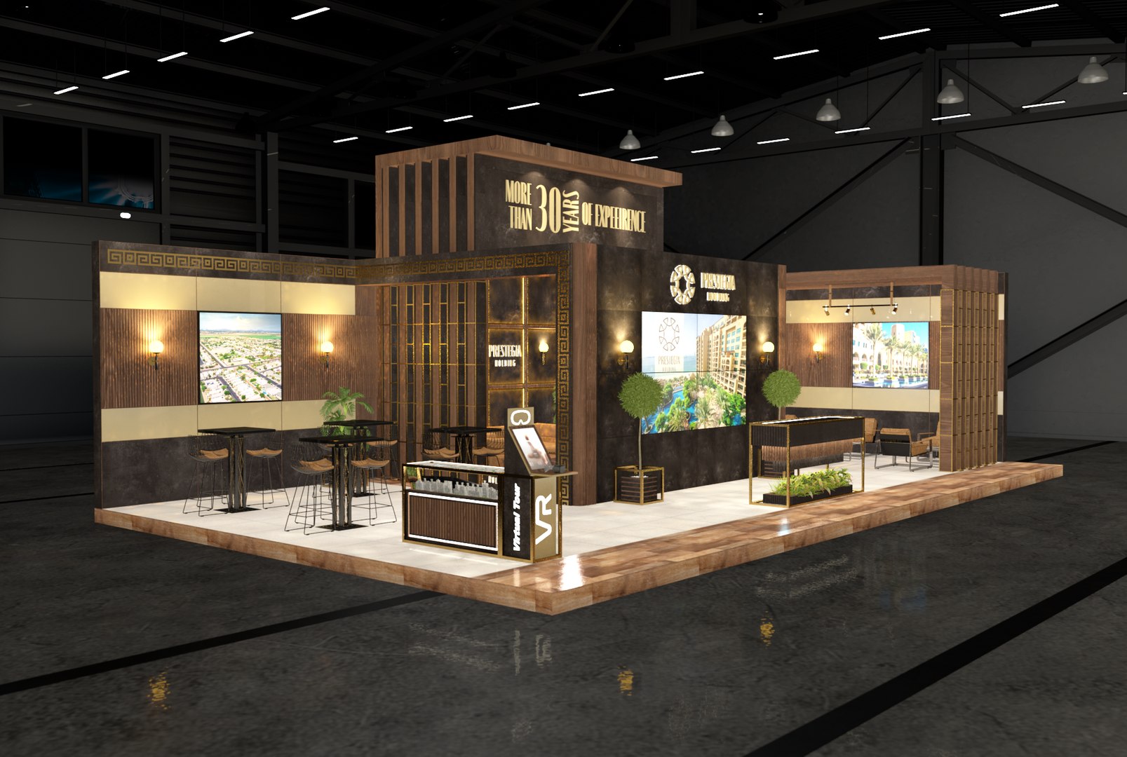 10 Exhibition Trade Show Booths Collection 3D Model - TurboSquid 2259320