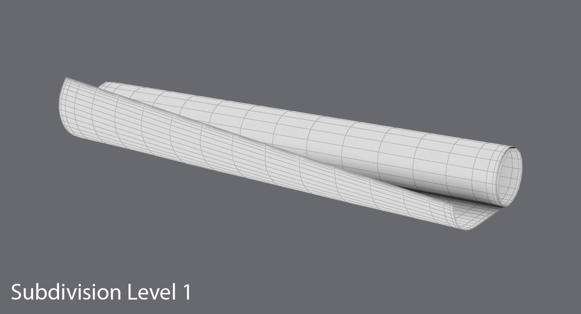 Wrapping Paper Green Unrolled 3d Max