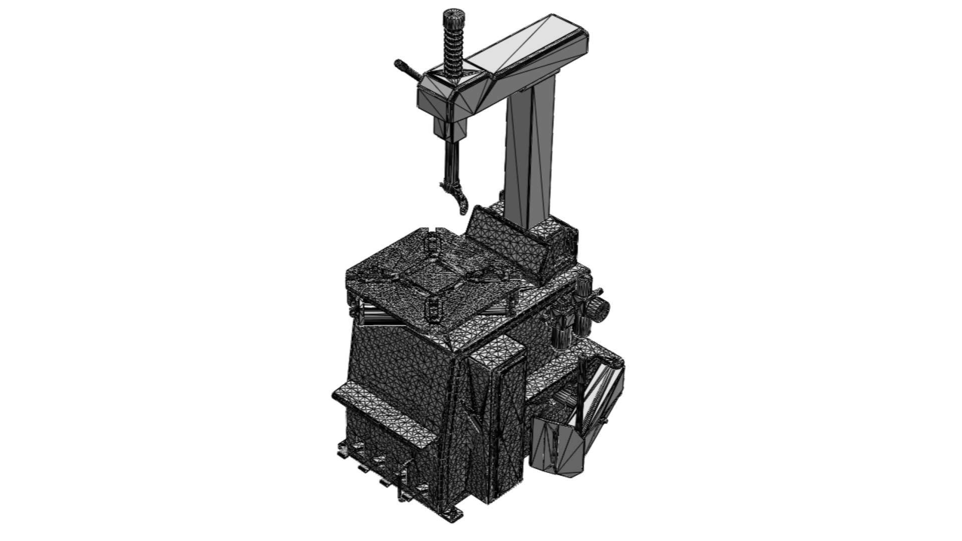 3D Tyre Changer - TurboSquid 2187159