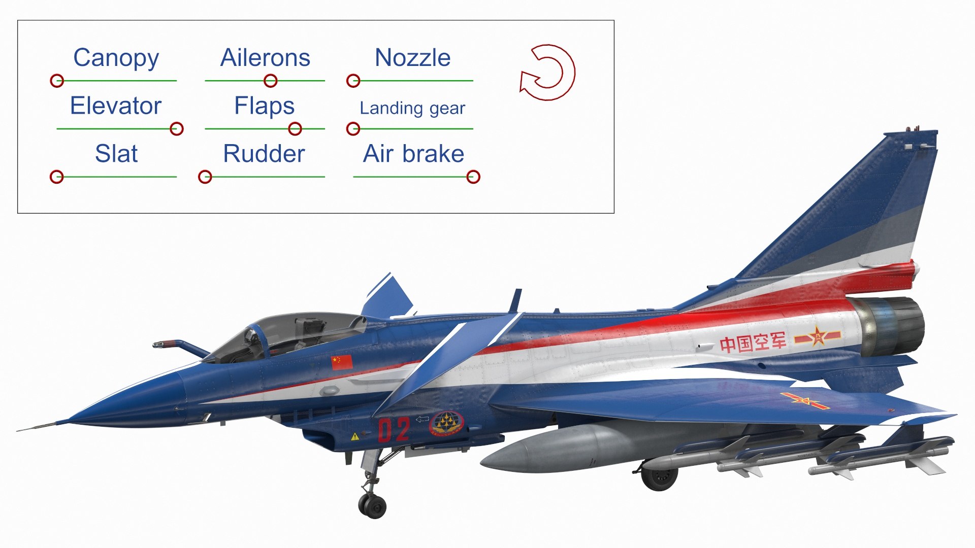 3D plaaf j10 vigorous dragon - TurboSquid 1693774