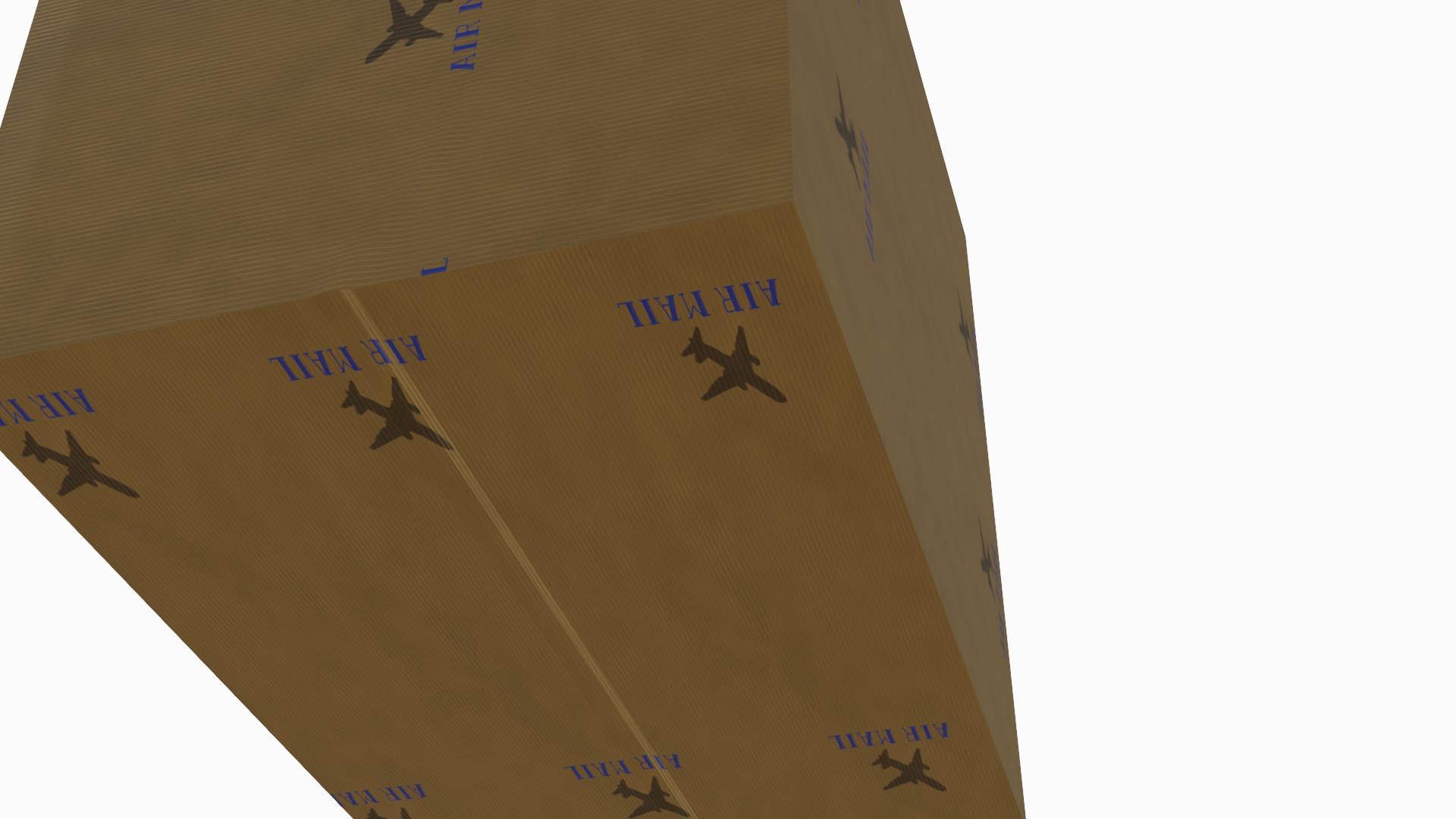 3D Plane Parcel Model - TurboSquid 1667093