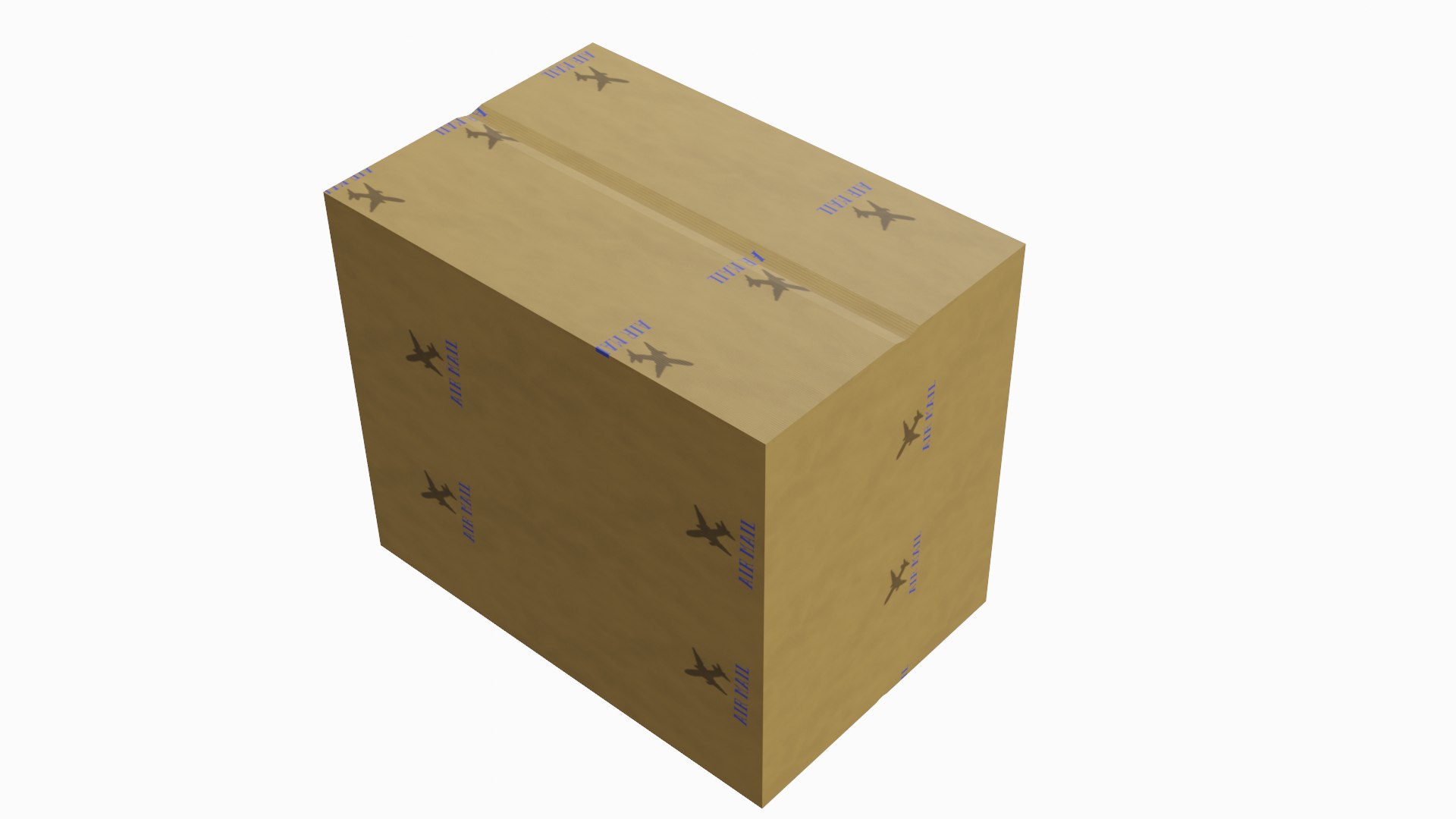 3D Plane Parcel Model - TurboSquid 1667093