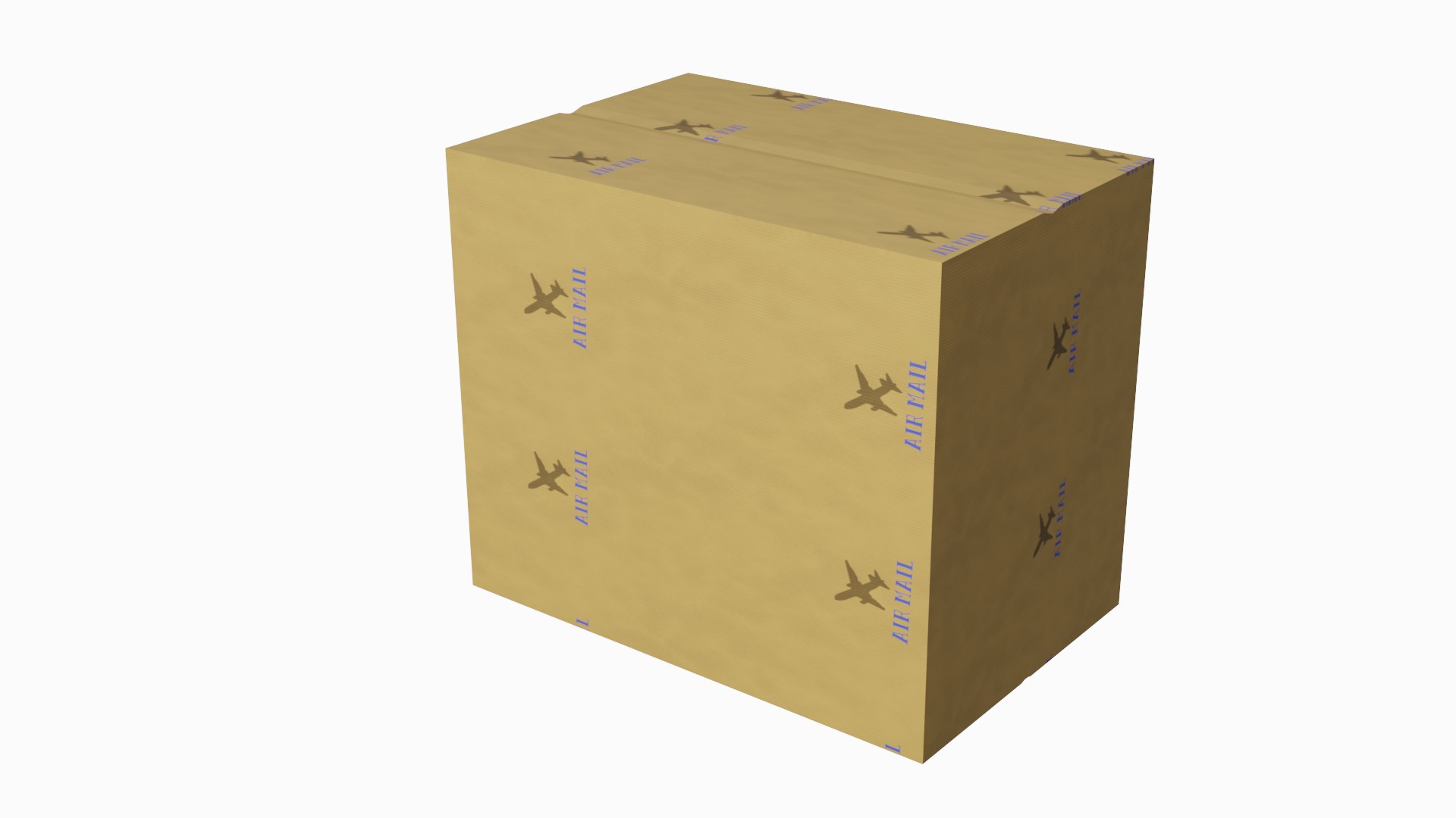 3D Plane Parcel Model - TurboSquid 1667093