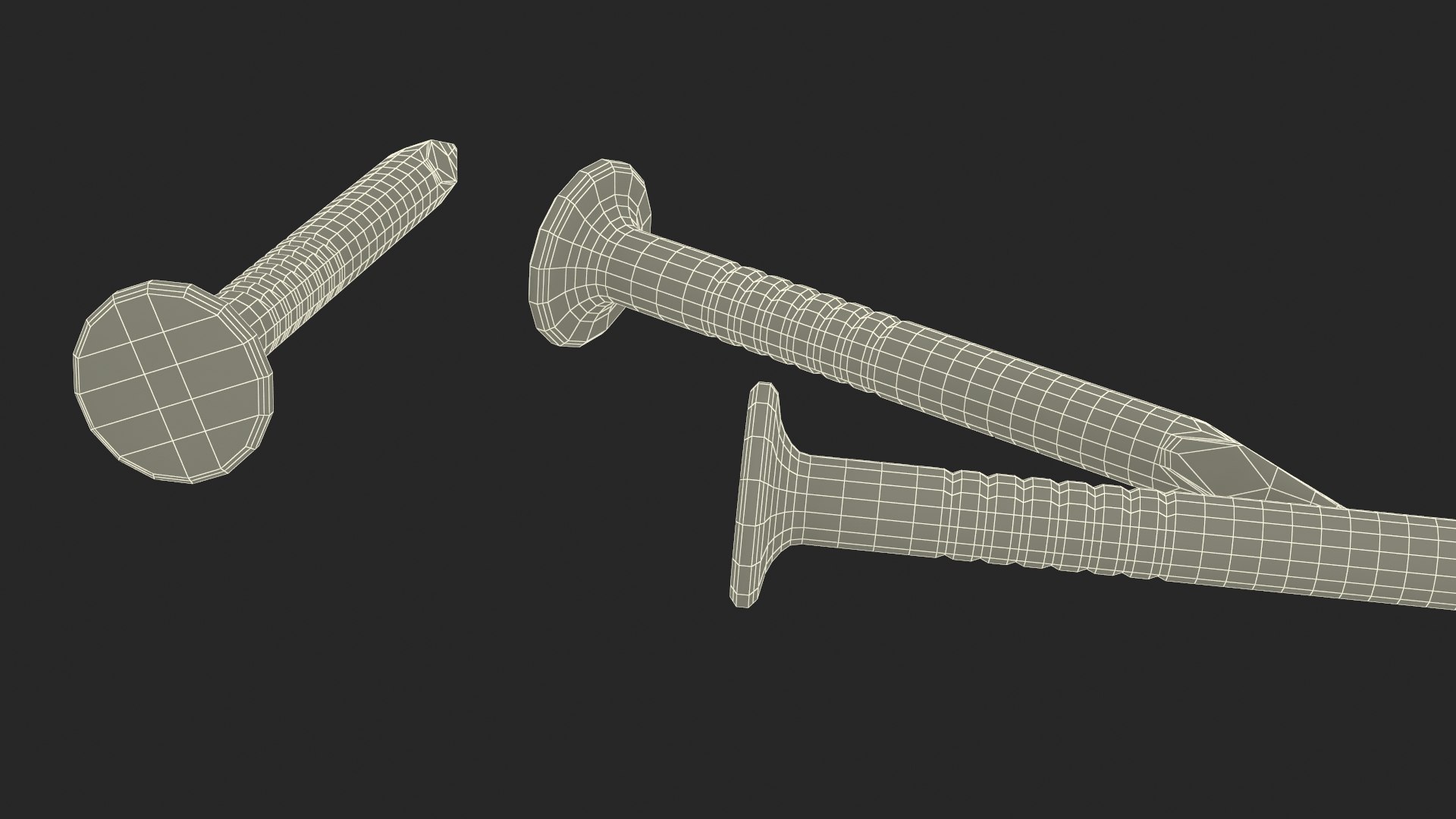 Connector Nails 3D Model - TurboSquid 2056236