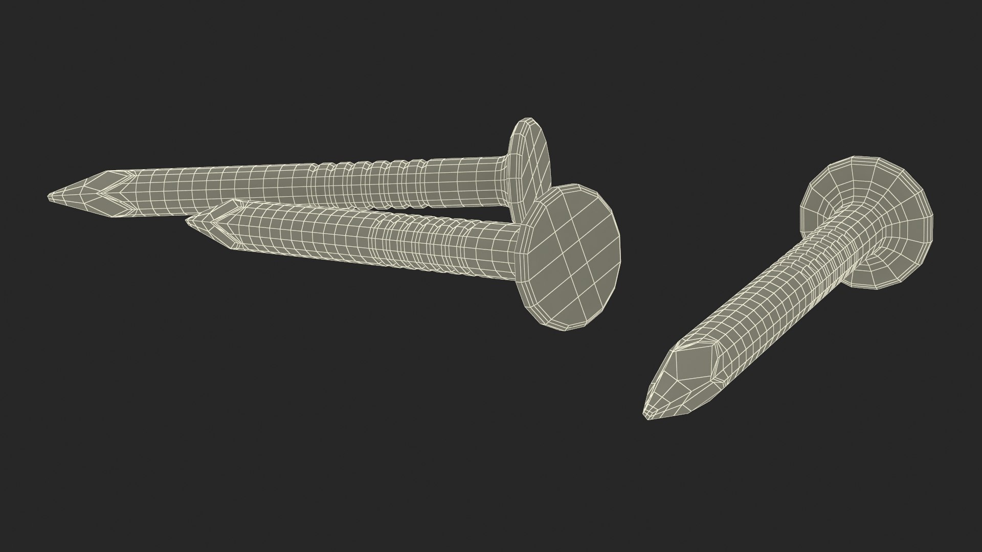 Connector Nails 3D Model - TurboSquid 2056236