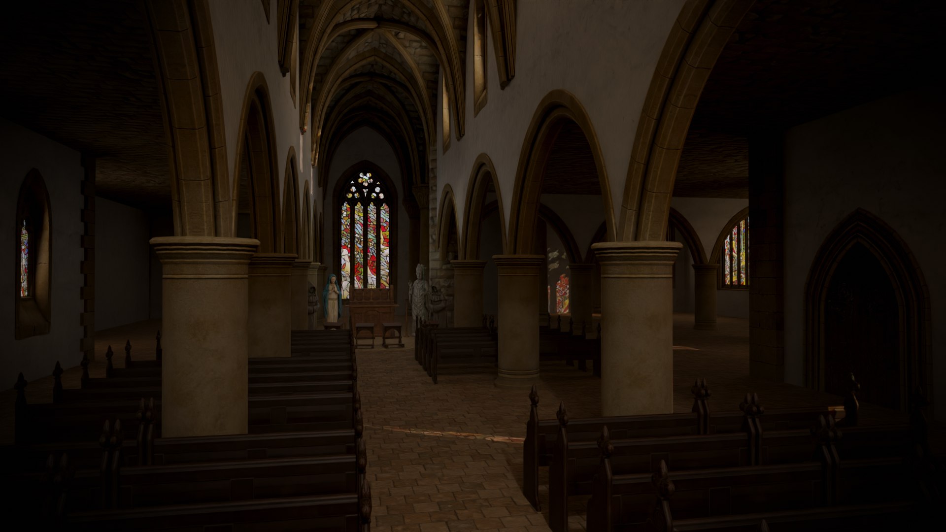 Medieval Church Model - TurboSquid 1666828