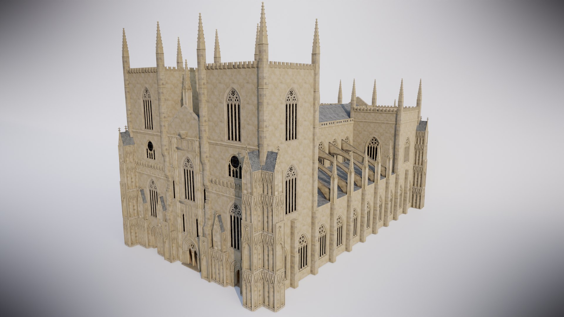 Medieval Church Model - TurboSquid 1666828