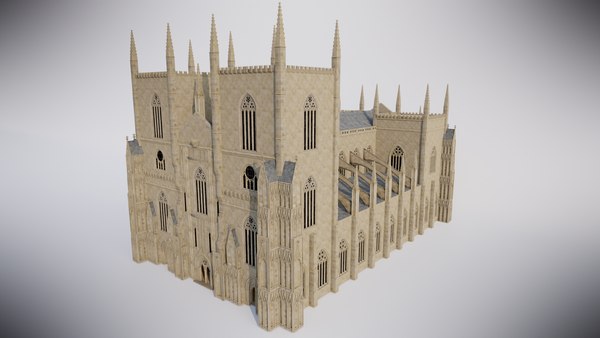 Medieval church model - TurboSquid 1666828
