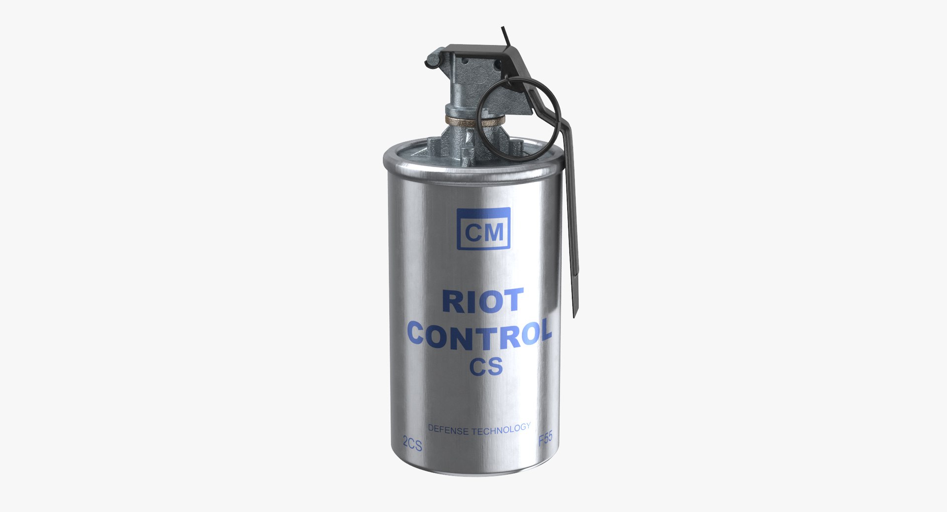 Tear gas canister 02 3D model | 1145415 | TurboSquid