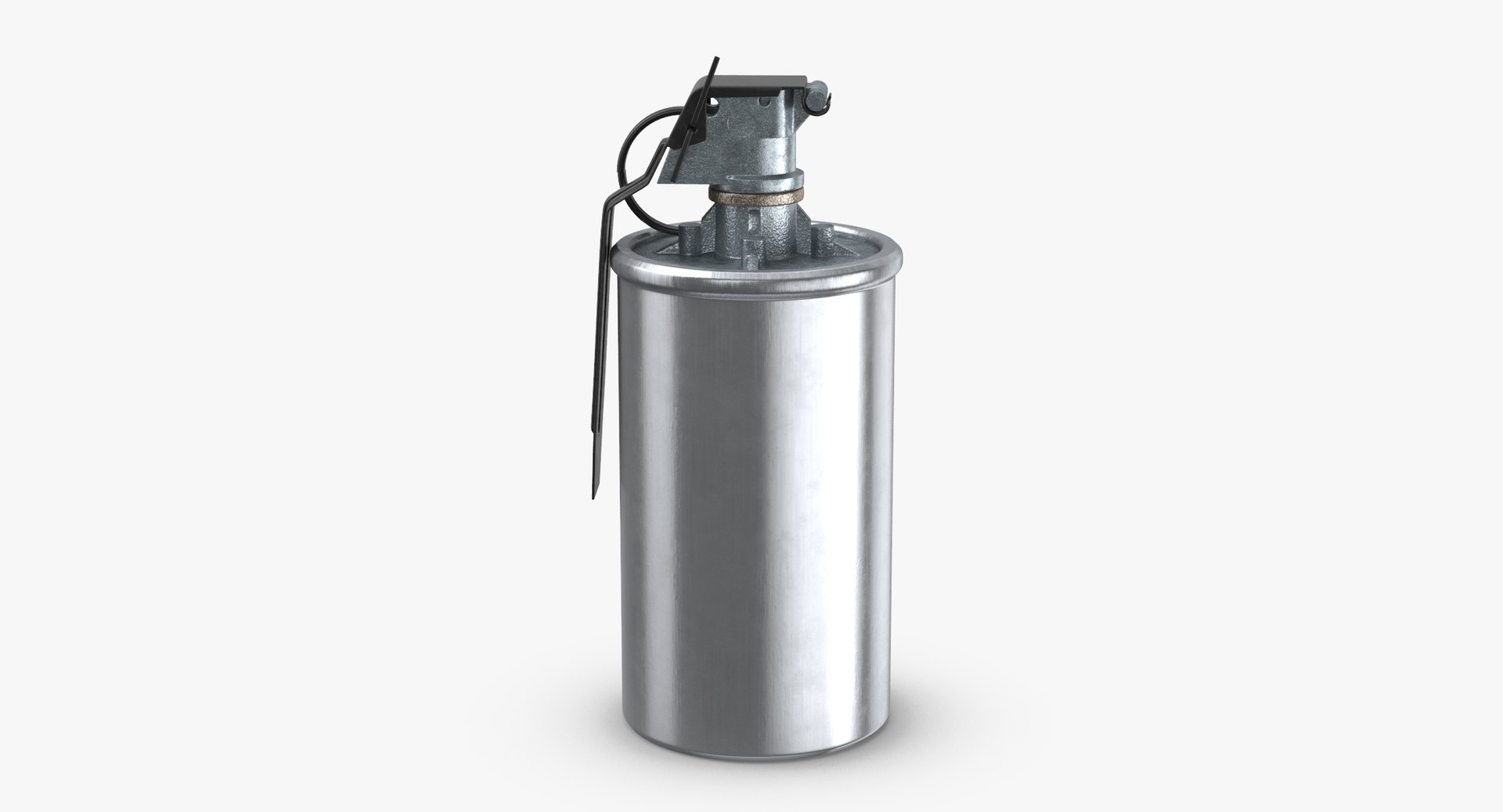 Tear Gas Canister 02 3D Model | 1145415 | TurboSquid
