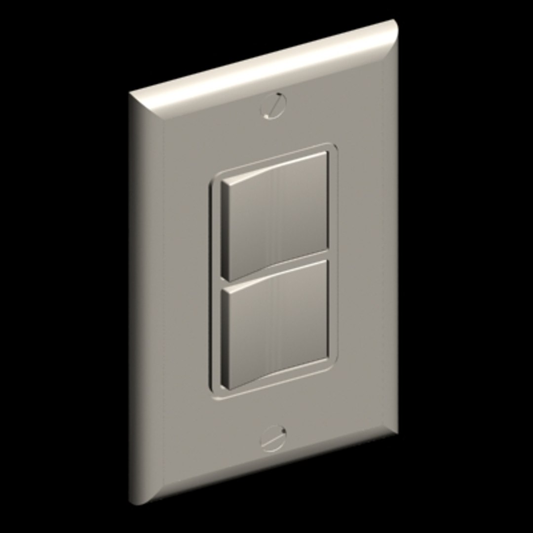 3ds max decora style wall plate