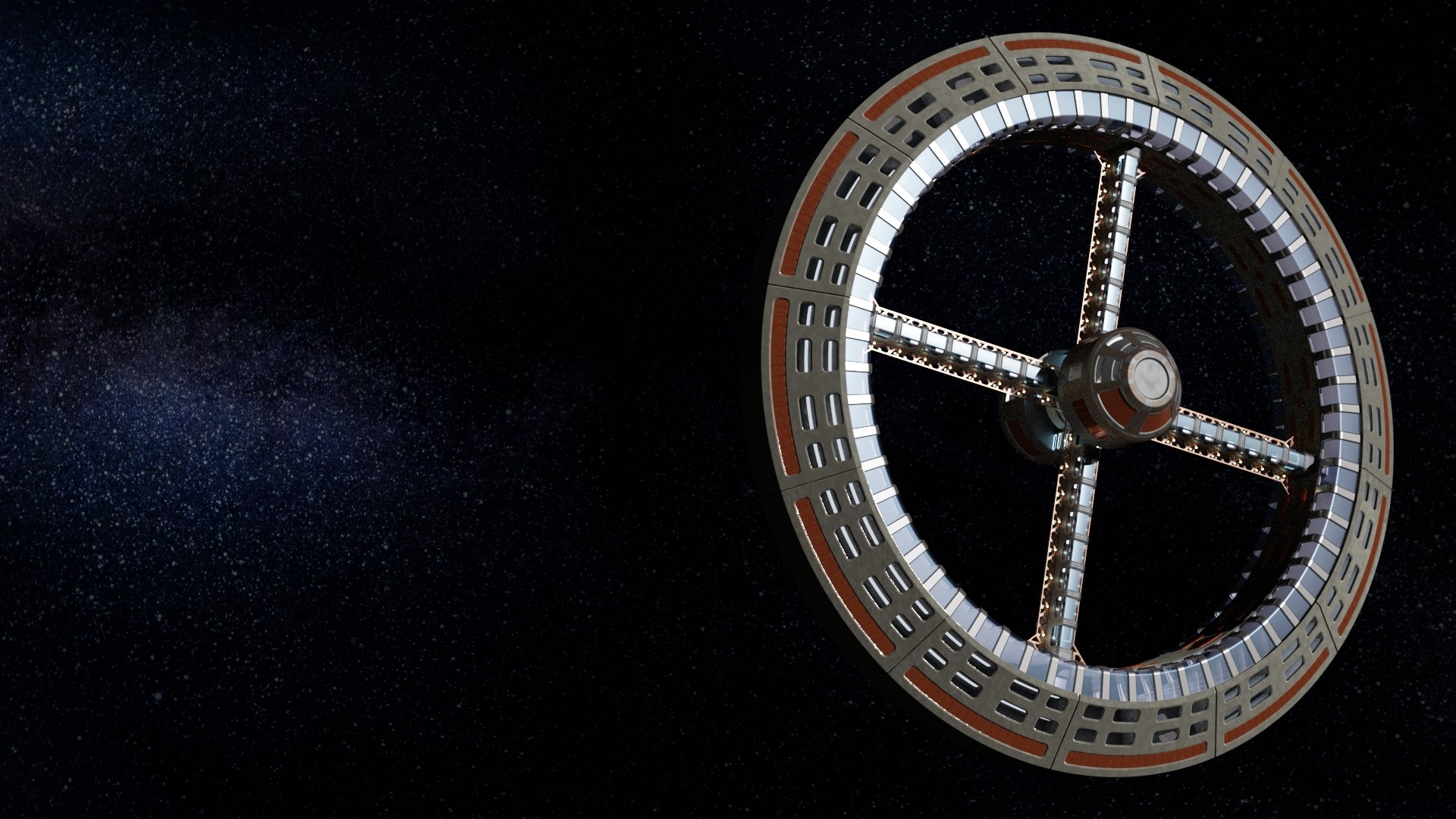 Space Station Ring 3D Model - TurboSquid 1490439