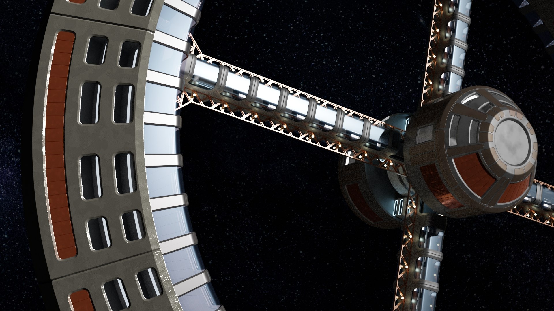 Space Station Ring 3D Model - TurboSquid 1490439