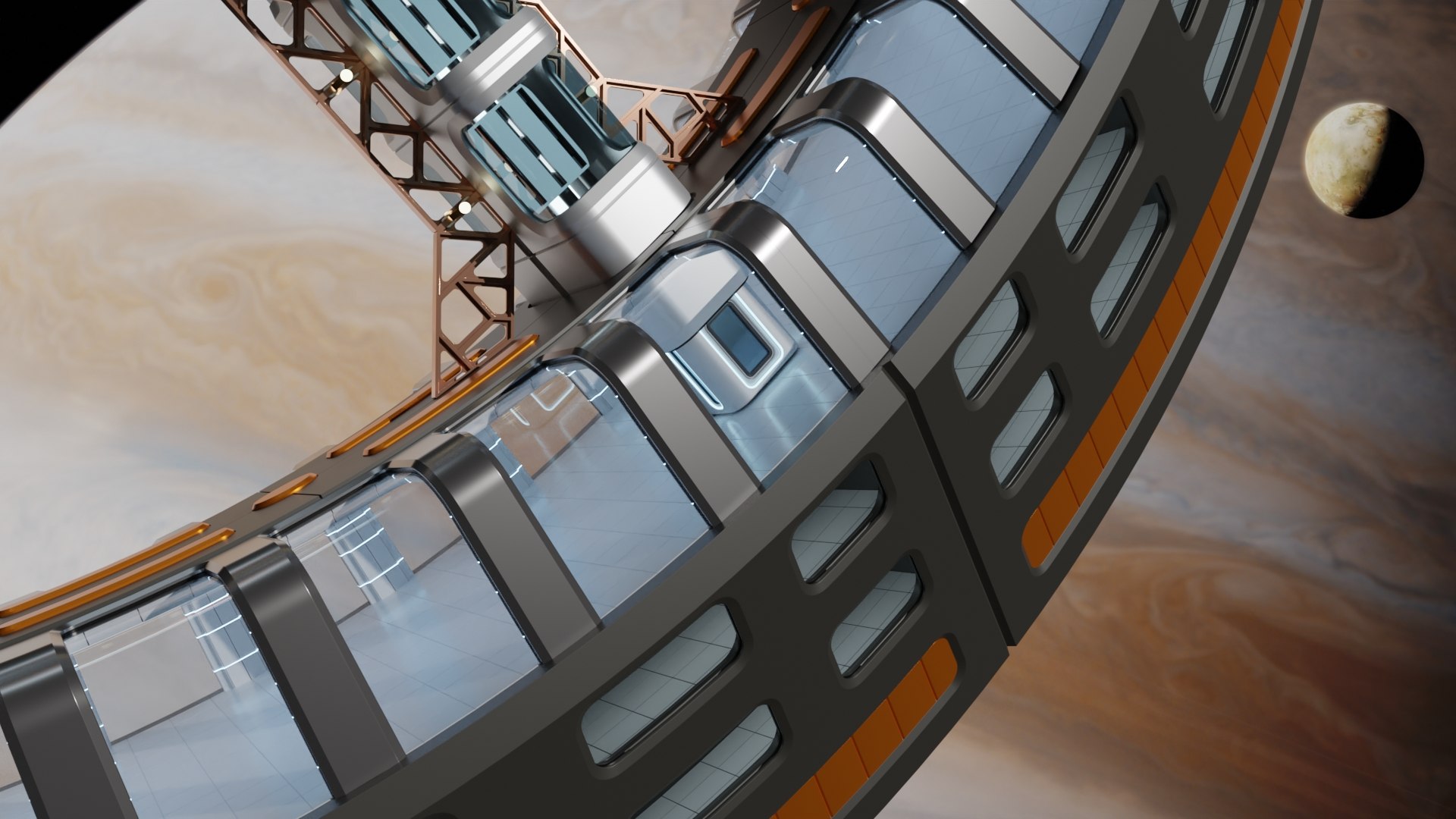 Space Station Ring 3D Model - TurboSquid 1490439