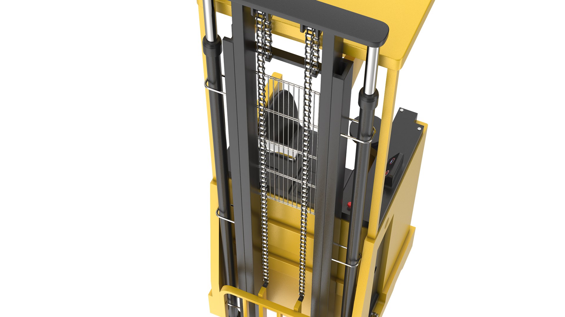 3D Model Detailed Electric Pallet Stacker - TurboSquid 2287720