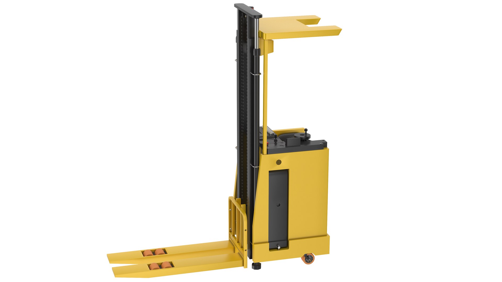 3D Model Detailed Electric Pallet Stacker - TurboSquid 2287720