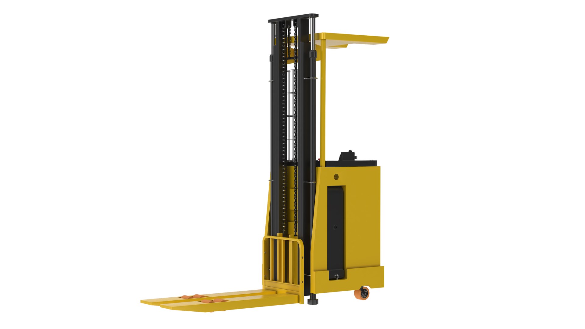 3D Model Detailed Electric Pallet Stacker - TurboSquid 2287720