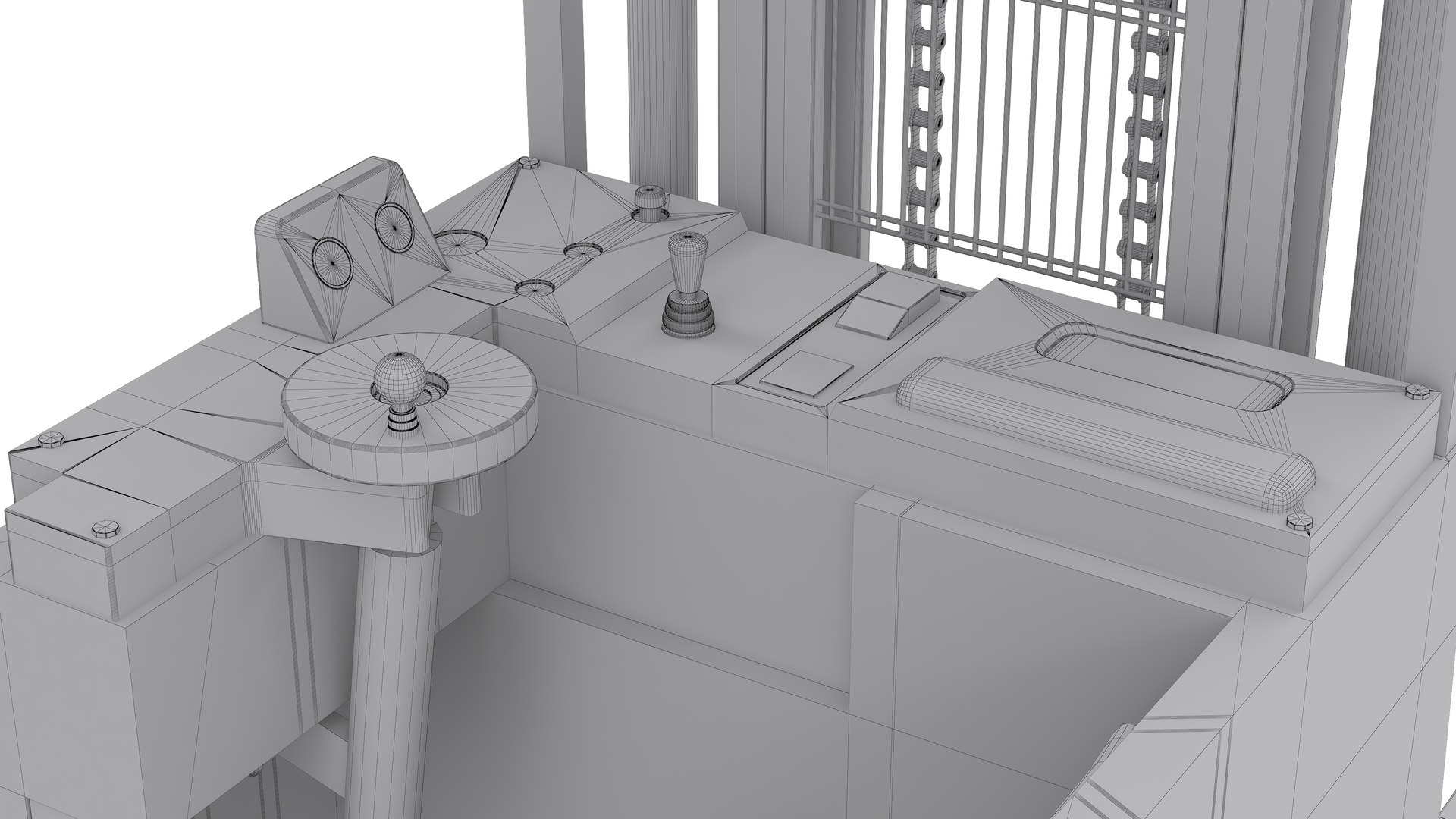 3D Model Detailed Electric Pallet Stacker - TurboSquid 2287720