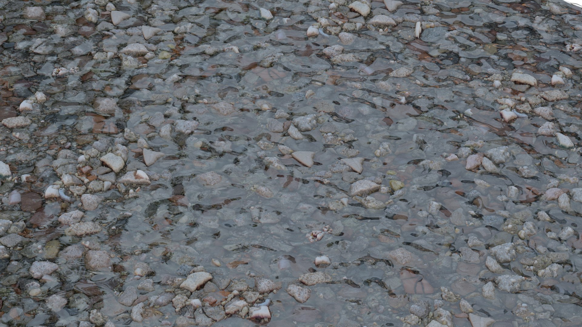 Stone Surface Plan With Water 8K 3D - TurboSquid 2279621