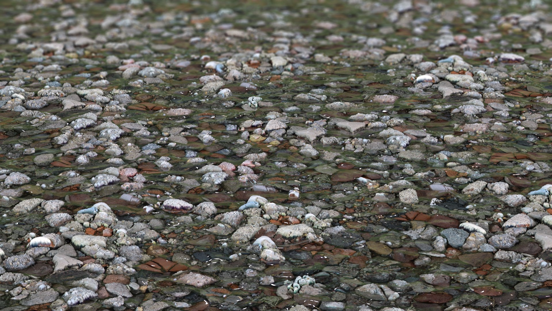 Stone Surface Plan With Water 8K 3D - TurboSquid 2279621