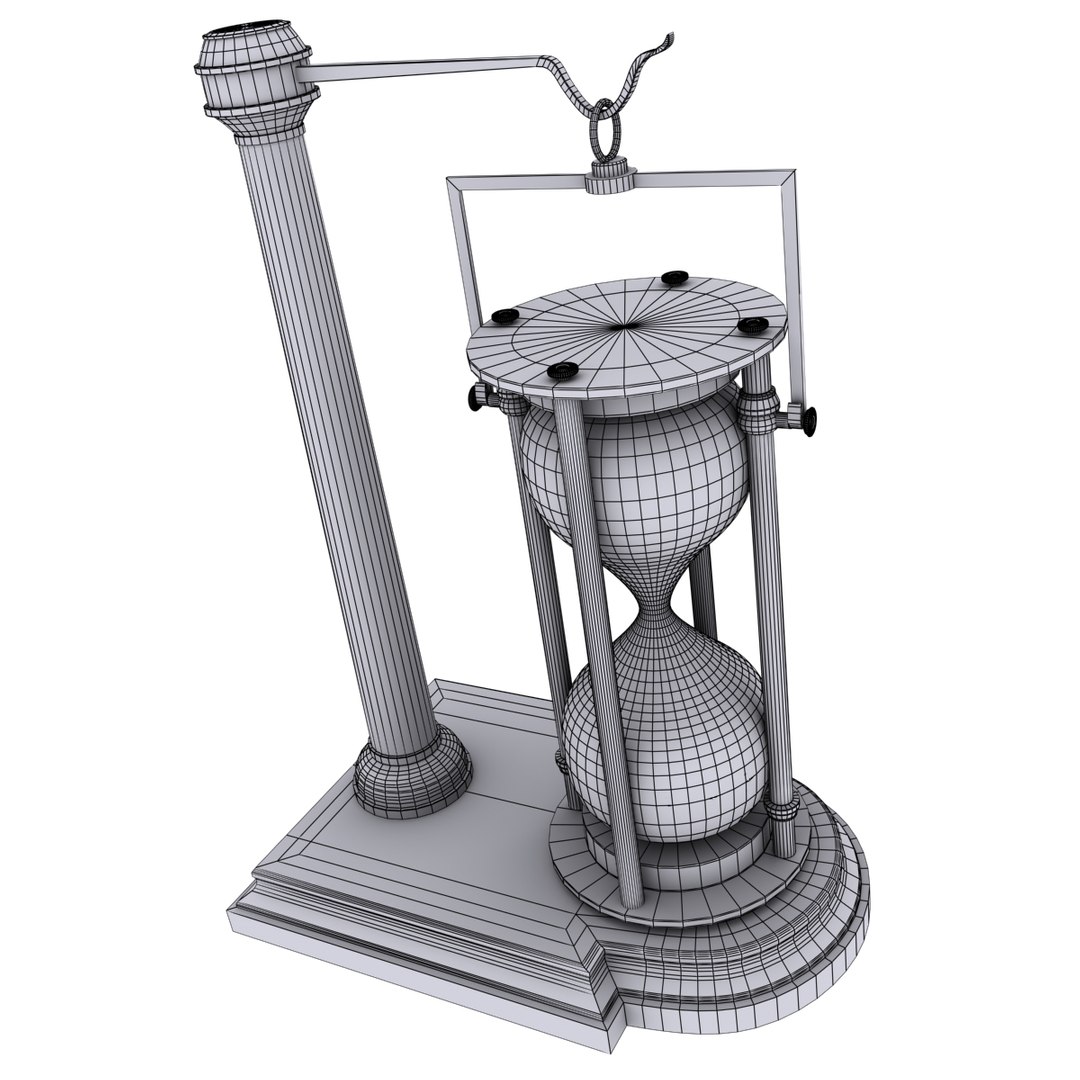 3D Hourglass Stand - TurboSquid 1299951