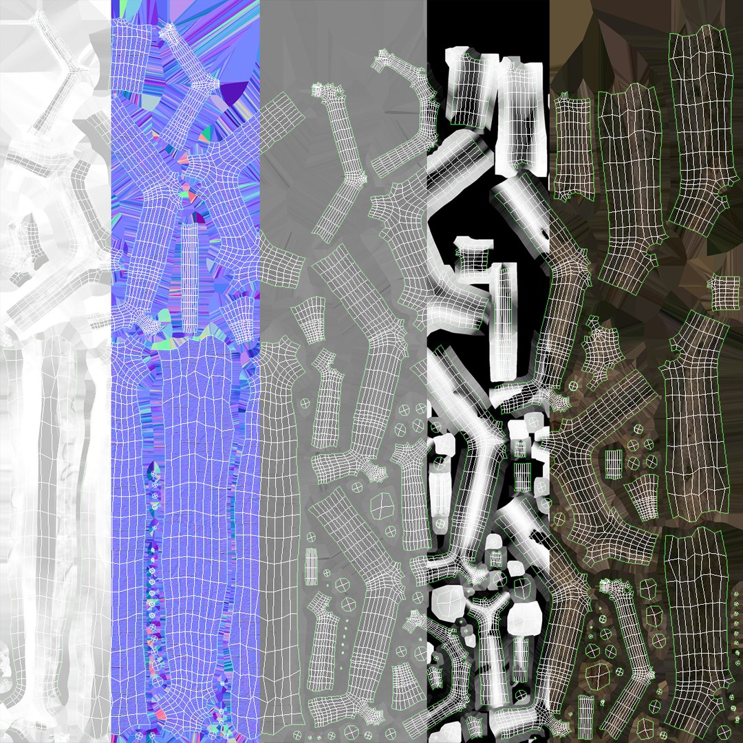 3D Model Logs PBR - TurboSquid 2356465