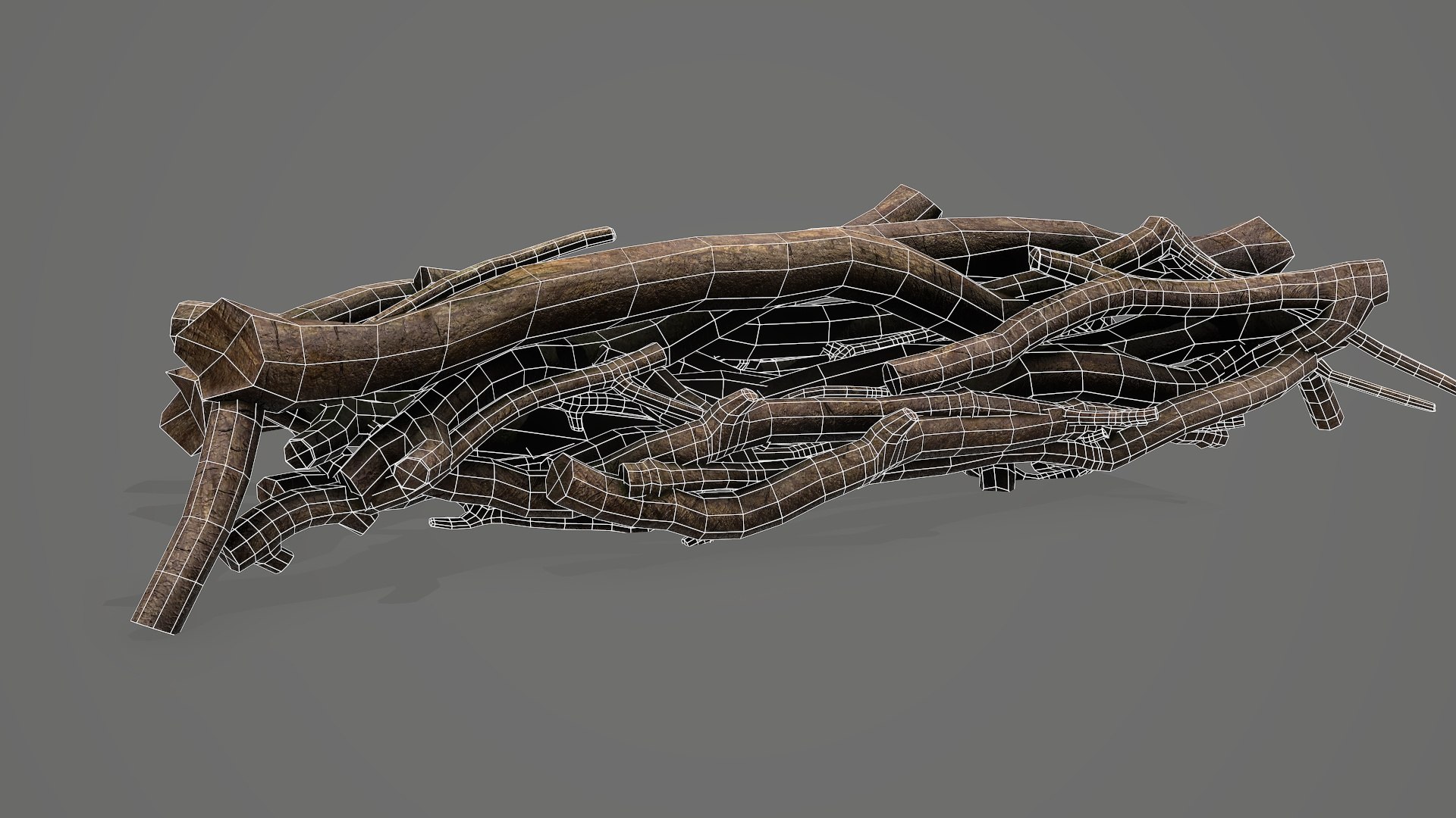 3D Model Logs PBR - TurboSquid 2356465