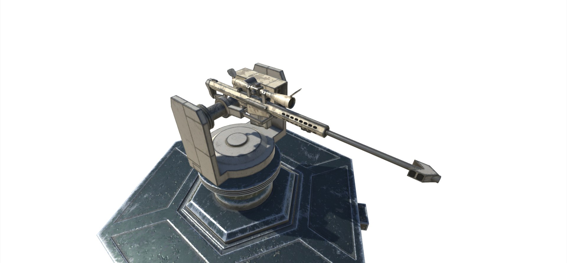 3D modern unmanned turrets - TurboSquid 1507353