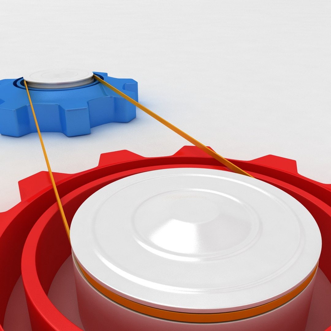 3d model mechanical machine gears