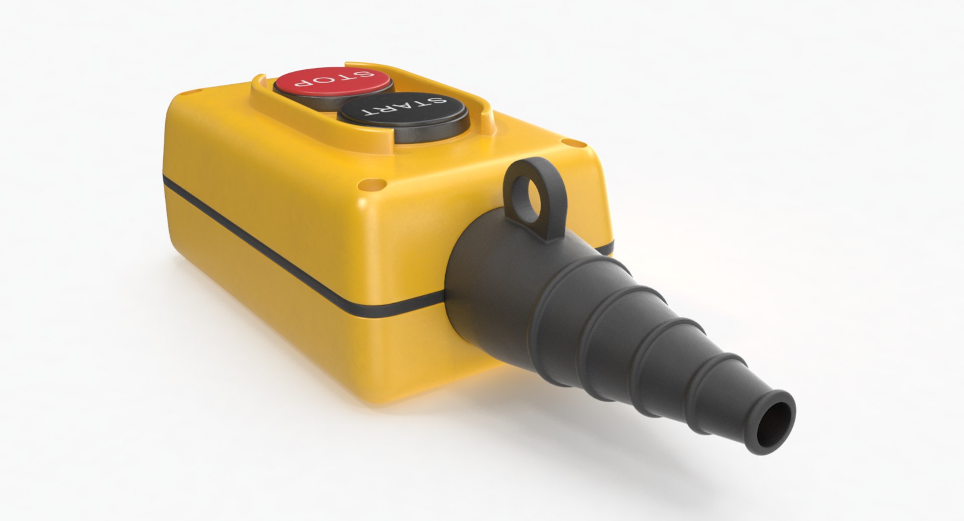 3D 2-button start stop pendant - TurboSquid 1373394