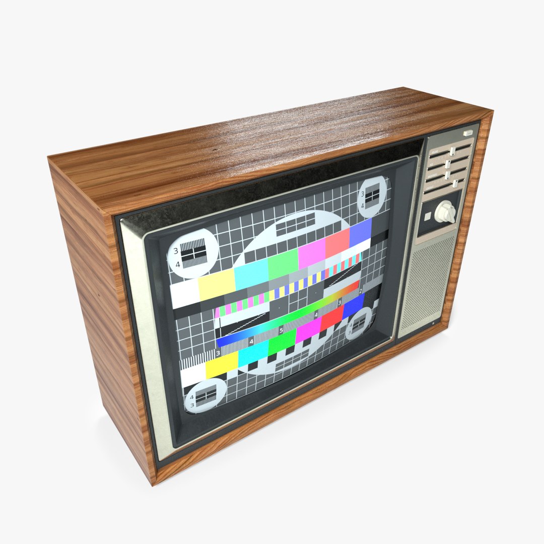 Retro Tv Model - TurboSquid 1537375